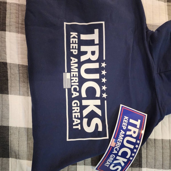 Trucking for America Hoodie. Peterbilt 379 Semi Truck Big Rig 18 ...