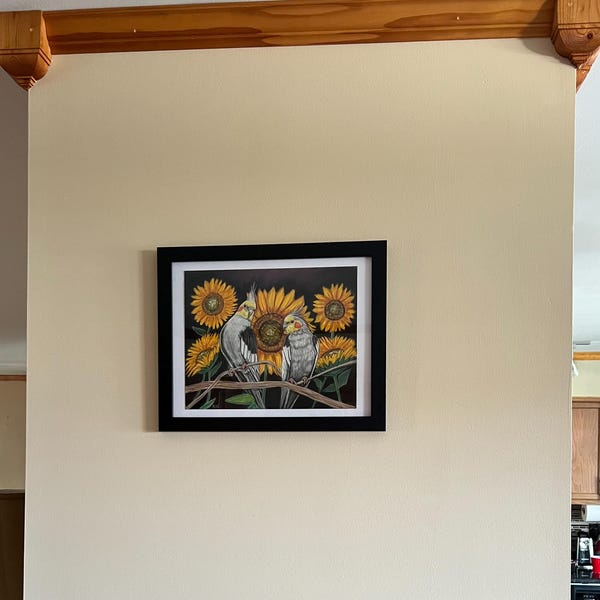 Fancy Green Cheeked Conure Original Painting-pet Parrot Portrait- Hand ...