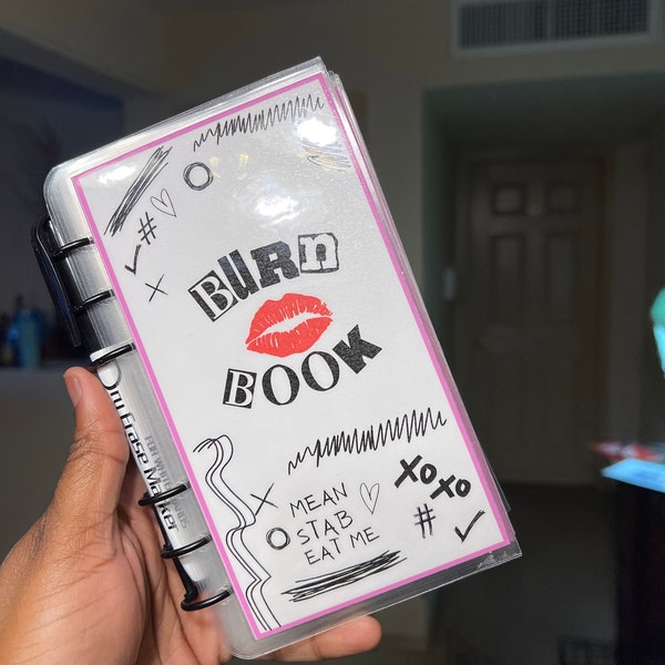 A6 Burn Book Savings Binder: 12 Section Reusable Budgeting - Etsy ...