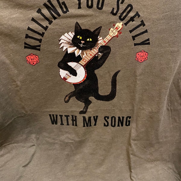DND BARD SHIRT | Dnd Cat Shirt | Bard Tshirt | Dnd Bard Dice | D&d Bard ...