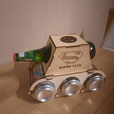 Laser Cut File Vector Bottle Tank, CNC, SVG, DXF, Pdf, Cdr, Patern Cnc ...