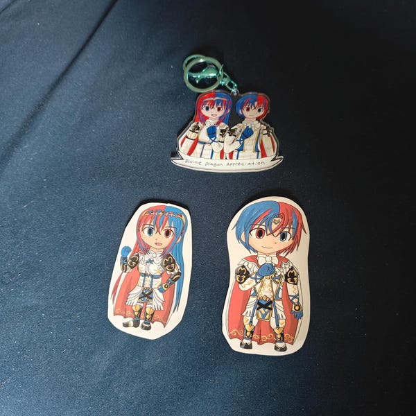 Male Alear From Fire Emblem Engage Hand Drawn Shikishi - Etsy