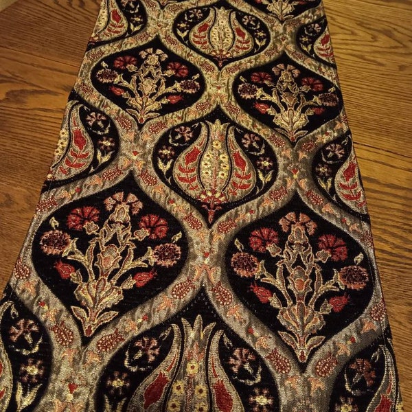 Handmade Bed Runner, Rug Pattern Mustard,red&black Colors 20/78" Inches ...