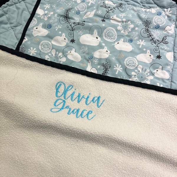 Baby Blue Script Font BX Cursive Machine Embroidery Font | Handwritten ...