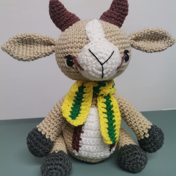 Crochet Gazelle Pattern, Amigurumi Springbok, Low Sew Gazelle Pattern ...