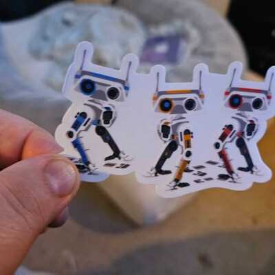 R2D2 Holographic Droid Sticker/ Star Wars Disney Laptop Stickers/mickey ...