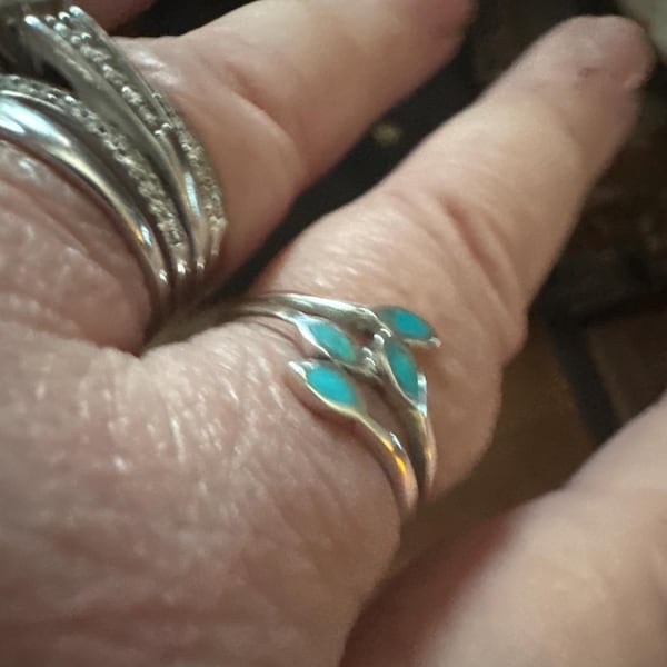 Silver Swirl Ring / Long Scroll Ring / Long Finger Heavy Swirl / Silver ...