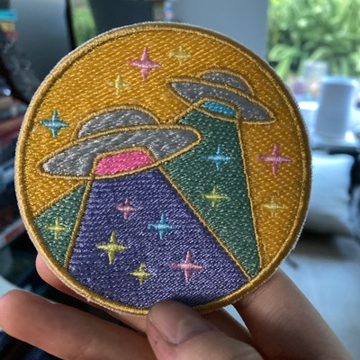 Gold UFO Patch - Etsy