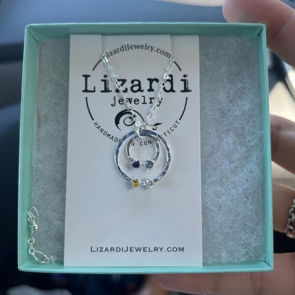 Handmade Silver Chain Bracelet, Sterling Silver Circle Links Bracelet ...