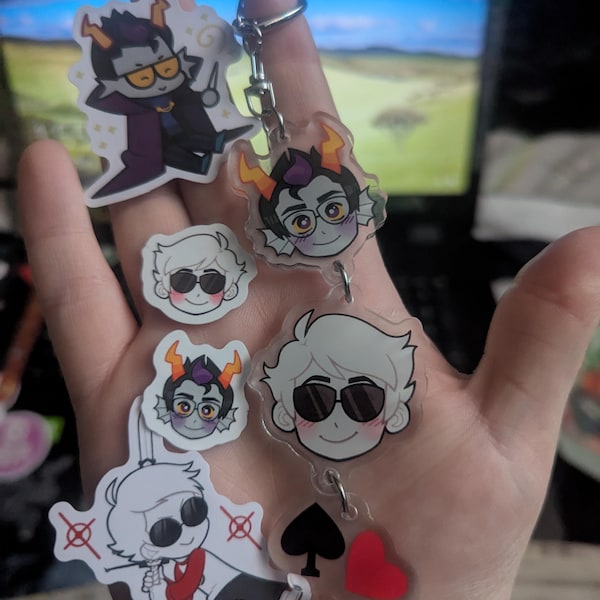 Homestuck Smuppets 1.5 Inch Double Sided Acrylic Charms - Etsy