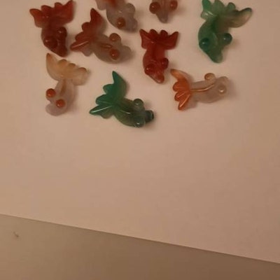 3 Hand Carved Clear Melting Stone Dragon,quartz Crystal Dragon,crystal ...