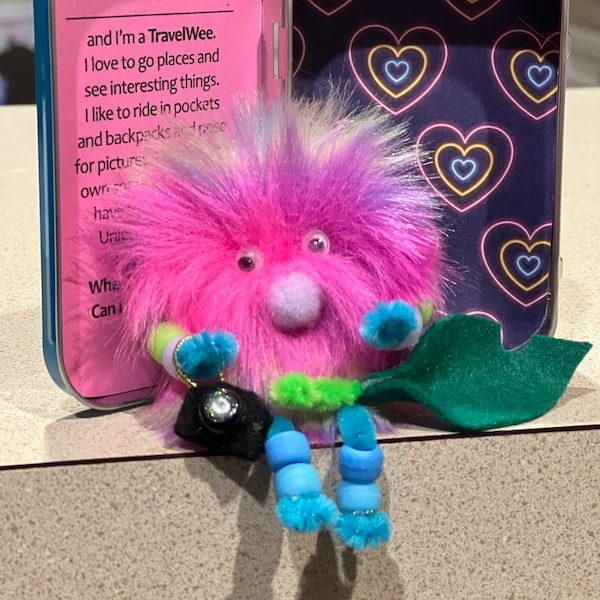 Travelwees PDF Craft Pattern for a Miniature Furry Travel Companion in ...