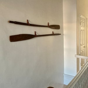 Leather Paddle Display Hanger Canoe Row Hook Wall Hanging - Etsy