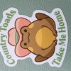 Country Toad Vinyl Sticker - Etsy