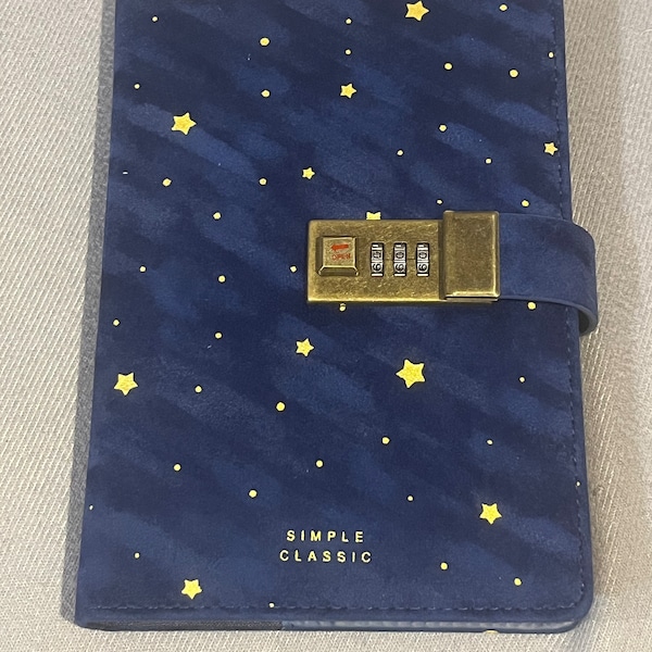 Heart Lock Journal Notebook With Key, Flower PU Leather Diary, B6 ...