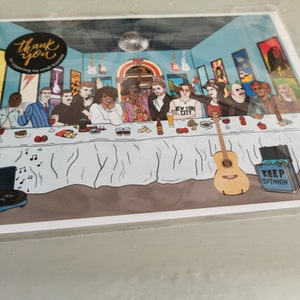 Oasis Inspired Sticker Pack 6pcs Unofficial Merchandise, Liam Gallagher ...