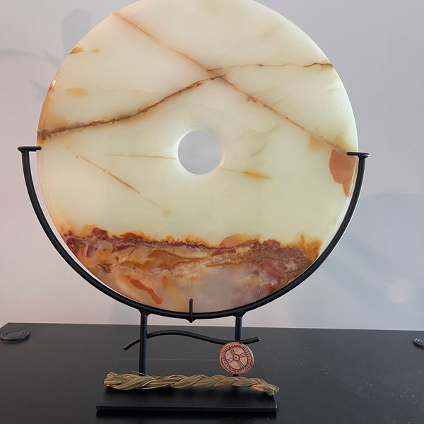 12" Round Glass Display Stand With Wave Design, for Fused Glass - Etsy