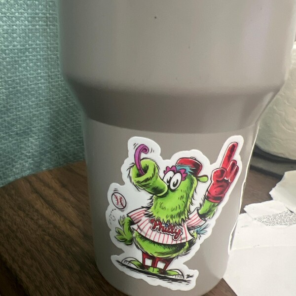 PHILLY MASCOTS Sticker Pack / Phanatic Sticker / Gritty Sticker ...