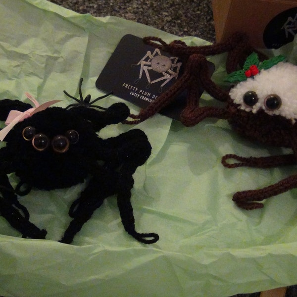 Elmo & Cookie Monster Spider Fan Art Knitted Sesame Street Cutey Crawly ...