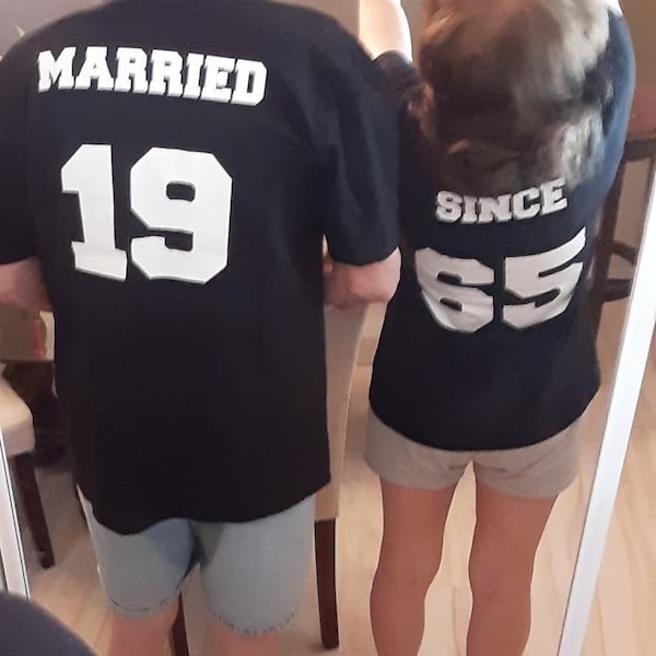 Married Since Shirts - Mr. and Mrs. Shirts - Couples Shirt - Wedding ...
