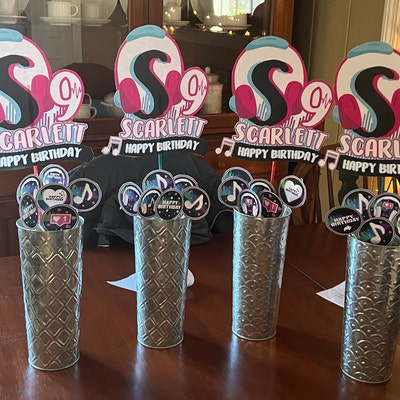 Musical Cake Topper Printable, Musical Cake Topper , Musical Birthday ...