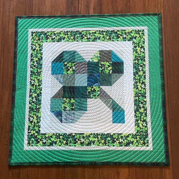 Scrappy Three Leaf Clover Quilt Block Pattern Download - Etsy