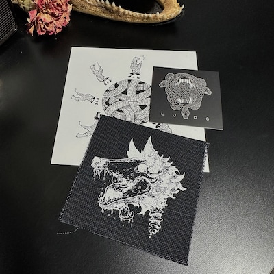 Wolf Skull Sticker - Etsy