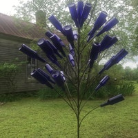 The haint Chaser Glass Bottle Tree by Cubby's - Etsy