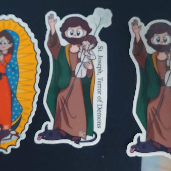 St. Bernadette Soubirous Sticker, Catholic Stickers, Saint Stickers ...