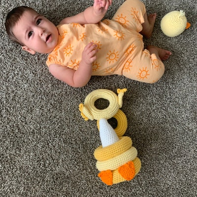 PDF Pattern: Donut Stacking Ring Crochet Toy - Etsy