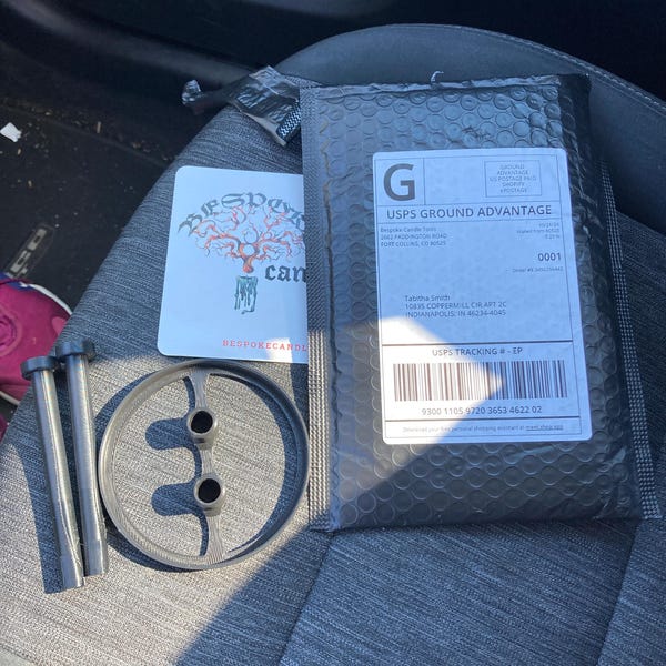 Candle Wick Centering Tool | Wick Setter | Single Wick | Custom-fit ...