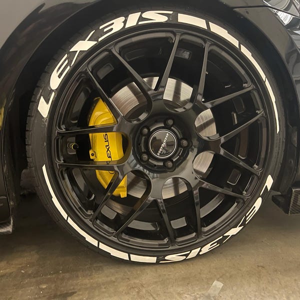 Customized Tire Lettering CUSTOM Wording Tyre Decal Create Your Own ...