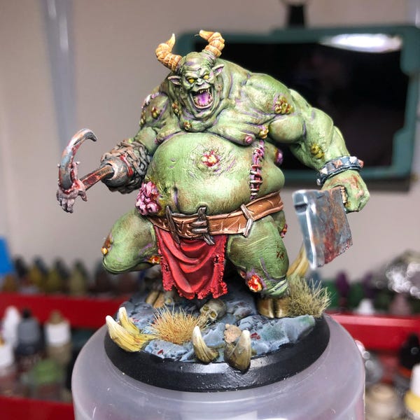 Chaos Daemon Miniatures - Flesh of Gods | Demon of Nurgle Model ...