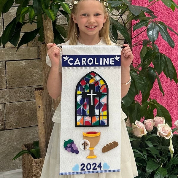 UNASSEMBLED Personalized Confirmation Banner Kit, Confirmation Banner ...