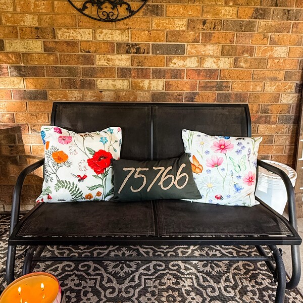 Custom Embroidered Pillow Personalized Gift, Home Decor, Anniversary ...