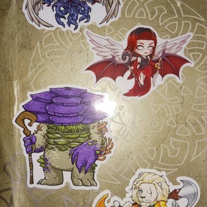 Chibi Chandra Peeker Sticker Laptops, Journals, Deckboxes and More ...