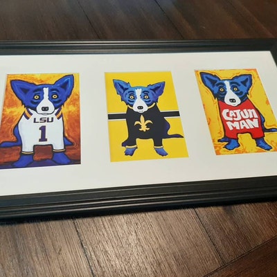 George Rodrigue Blue Dog Absolut Vodka Print Ad absolut Rodrigue matted ...