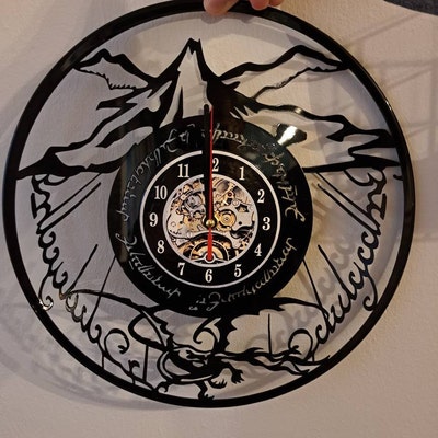 U2 Vinyl Record Wall Clock / Bono Art / Bono Decor / U2 Rock Band / U2 ...