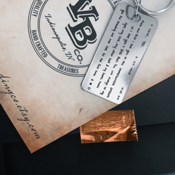 Your Handwritten Keychain- Your Design - Handwriting & Font Options ...