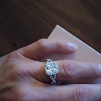 Infinity Crossover Art Deco Engagement Ring Diamond Band - Etsy