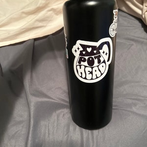 Pot Head Waterproof Sticker, Coffee Stickers, Gifts for Coffee Lovers ...