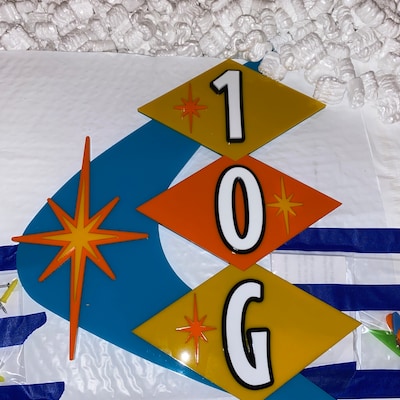 MCM House Address Sign Custom House Address Mid Century Modern Design ...