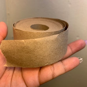 KRAFT 100 Percent Recycled Paper Ribbon 15 Yards | Etsy