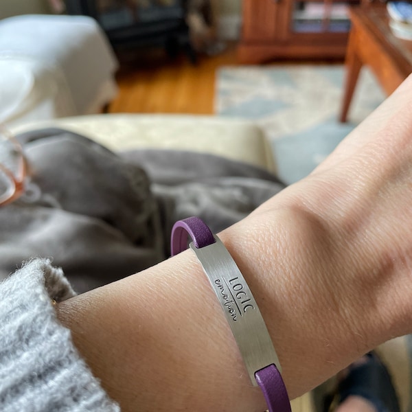 Word Bracelet—custom Bracelet—mantra Bracelet—one Word Bracelet—word of ...