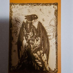 Wood Engraving Fan Art Toothless How to Train Your Dragon Wall ...