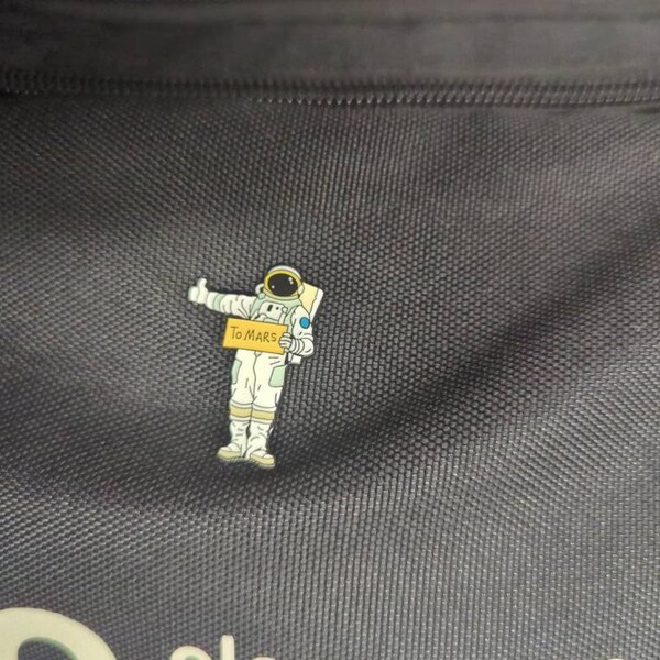 To Mars Astronaut Science Pin - Etsy