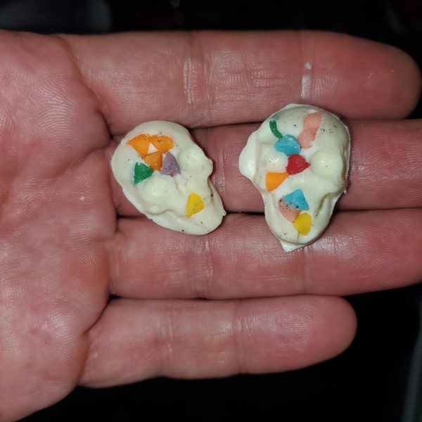 MINI SKULLS MOLD, Halloween Mold, Skeleton Mold, Soap Embeds Mold ...