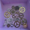 Gears Cogs Sprocket Buttons Wheels Teeth Watch Grandfather Clock Timer ...