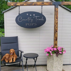 Metal Address Sign With Evergreens, Address Sign With Tree - Etsy