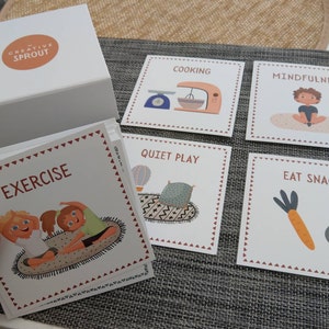 Routine Chart, Routine Checklist, Routine Cards, Daily Rhythm Cards ...